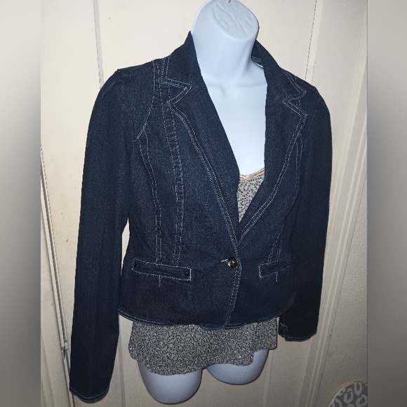 Baccini | Jackets & Coats | Baccini Denim Jacket Sizes | Poshmark